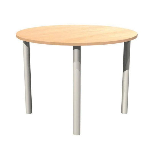 Alpine Round Meeting Table With Pole Legs | Four Square Furniture