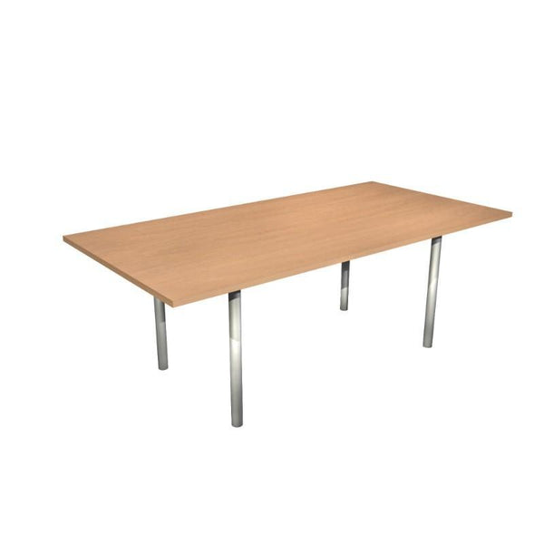 Alpine Square-End Table With Pole Legs | Four Square Furniture