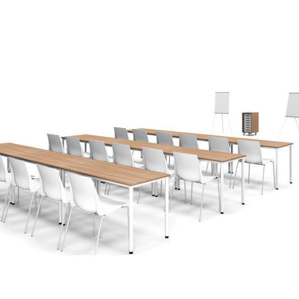 Colorado Pole Leg Rectangular Tables | Four Square Furniture